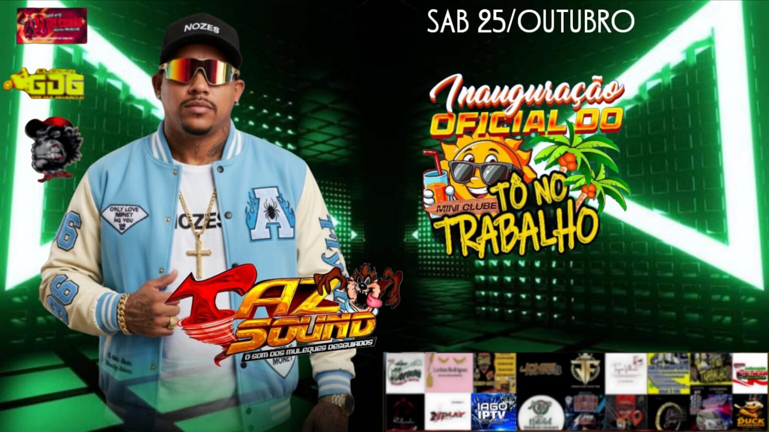 LIVE SET DJ DANIEL PRESSÃO NO MINI CLUBE TÔ NO TRABALHO – TAZ SOUND ...